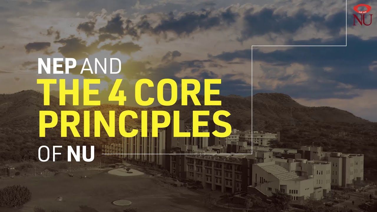 Prof. Rajesh Khanna on NEP and the 4 Core Principles of NU - YouTube