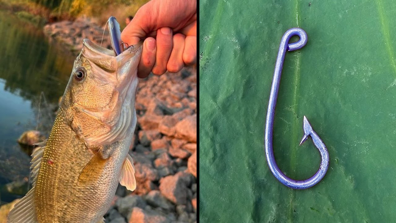 How to make a fishing hook | Circle Hooks, Strong Copper Fresh and ...