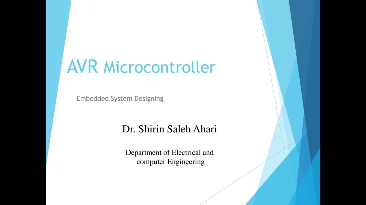 CENG318 // Microcontroller lecture 1 - YouTube