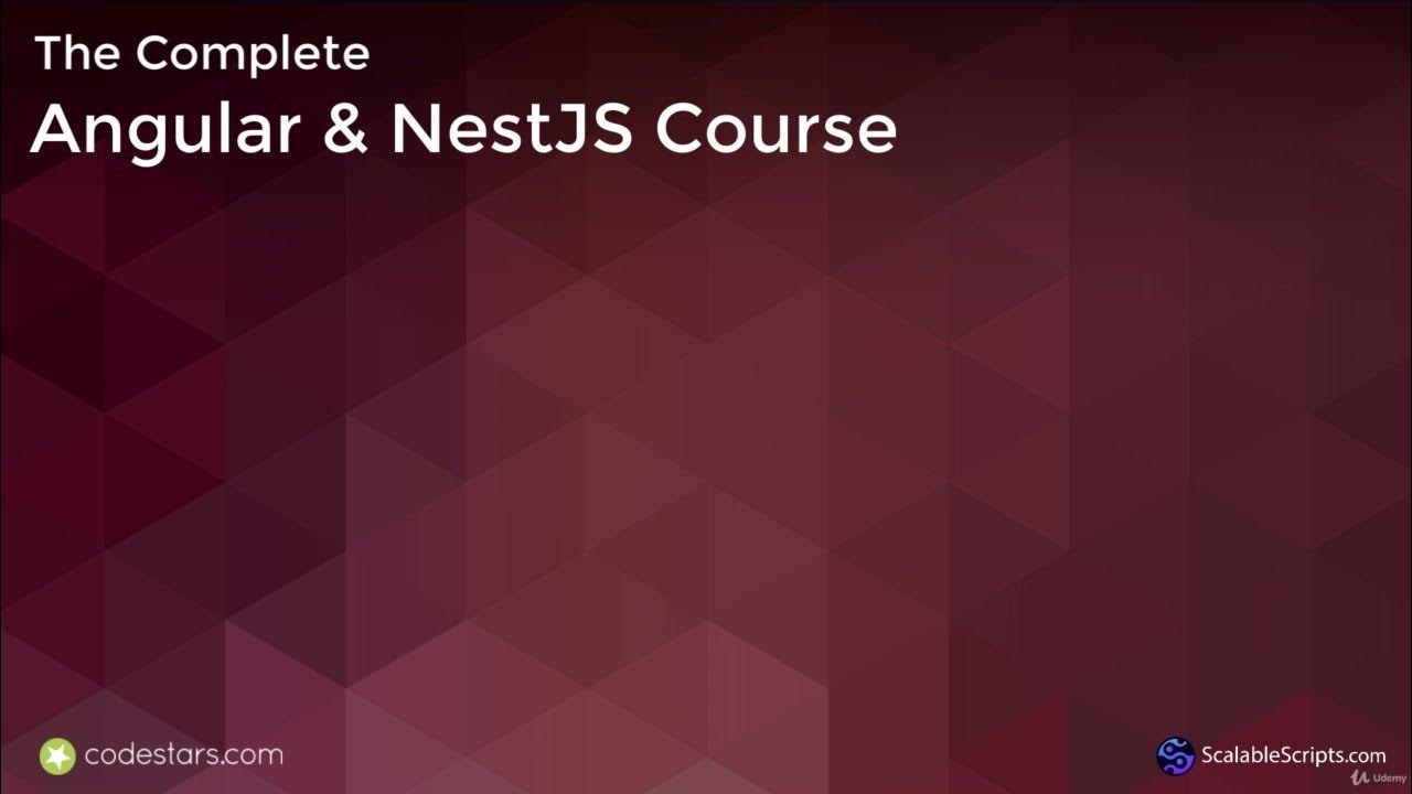 Setup - NestJS Authentification App - The Complete Angular & NestJS Course - YouTube