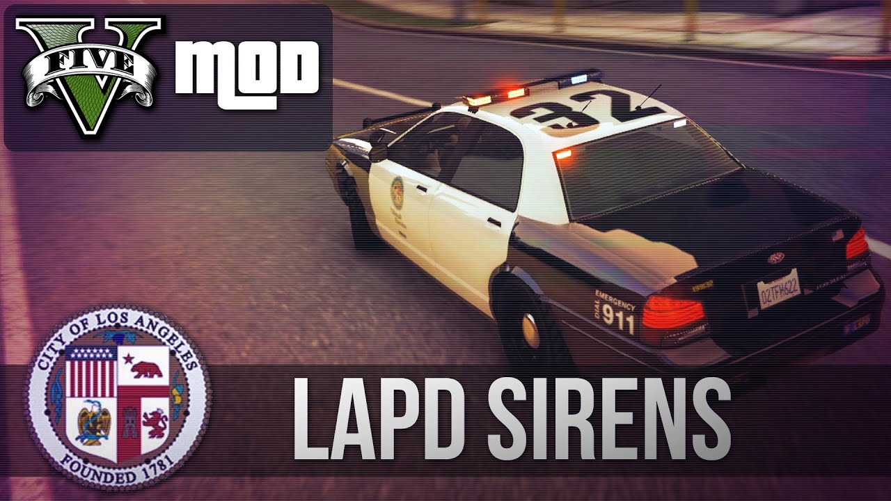🎬 🔥 FIVEM LAPD SİREN PACK 2025 | Ultimate Realistic Police Sounds 🔥 ...