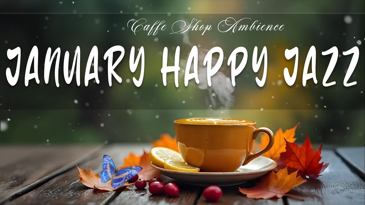 Happy January Jazz ~ Relaxing Winter Coffee Music and Bossa Nova ...