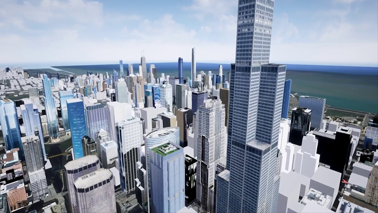 My 3d Chicago Model - YouTube