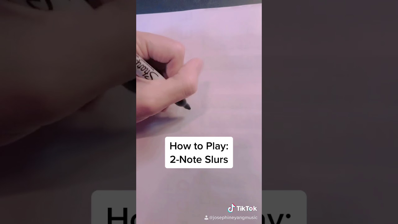 How to Play 2 Note Slurs on the Piano - YouTube
