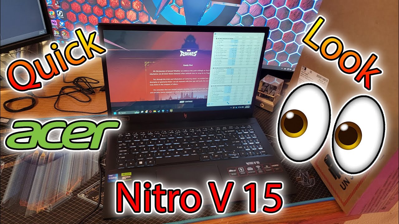 Acer Nitro V 15 Gaming laptop Overview - YouTube