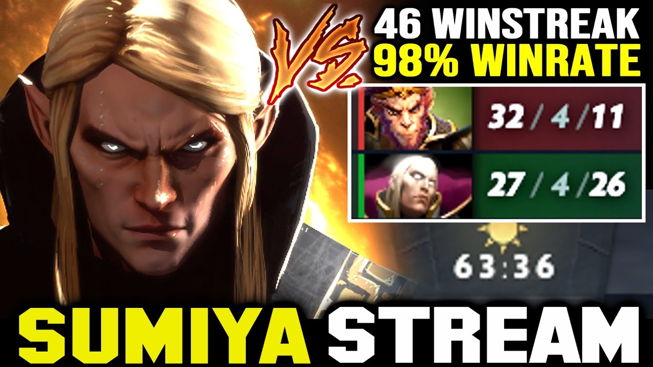 WTF Game vs 46 Winning Streak Streamer Party | Sumiya Invoker Stream ...