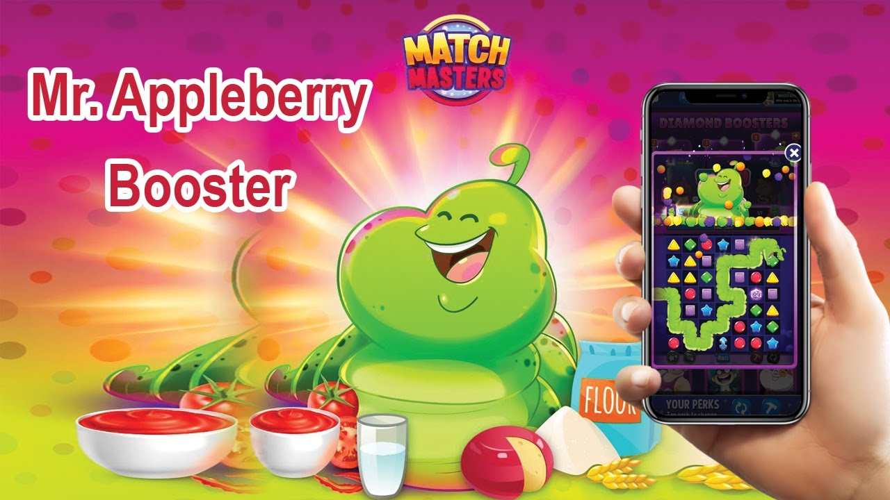 Mr. Appleberry Diamond Booster | Match Masters Game - YouTube