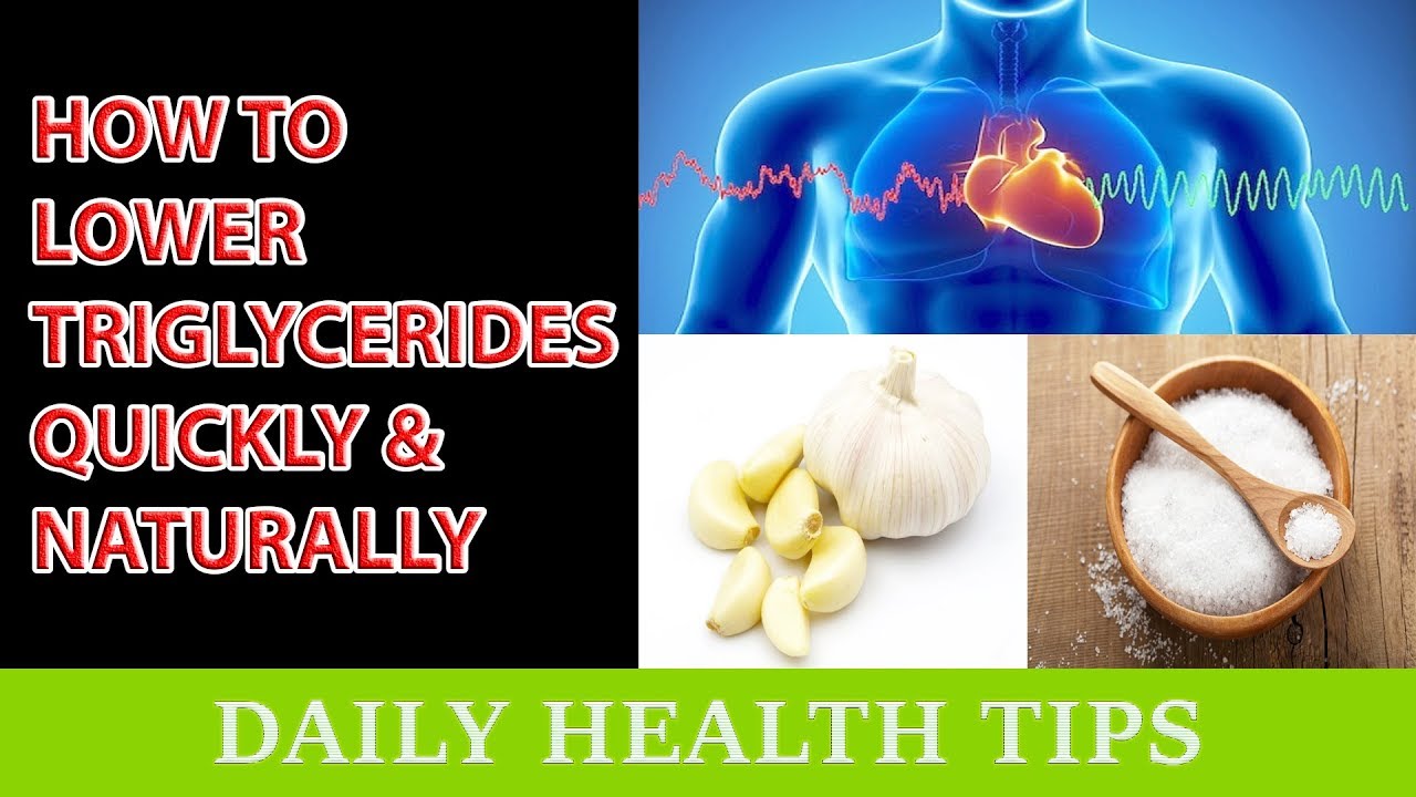 How to Lower Triglycerides Quickly and Naturally | How to Lower ...