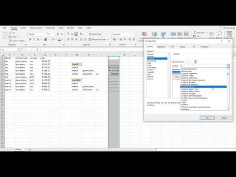 Spreadsheets Sumifs and Countifs functions - YouTube