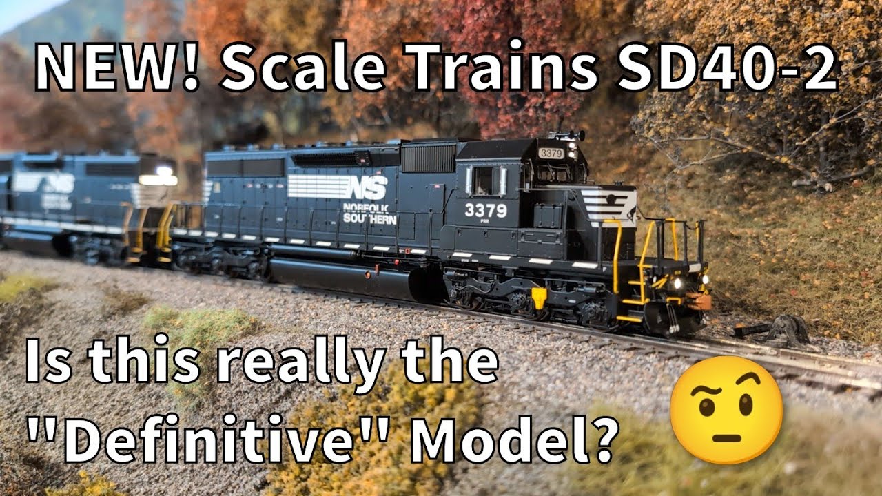 Is this really the "Definitive" Model? Scale Trains SD40-2 Review - YouTube