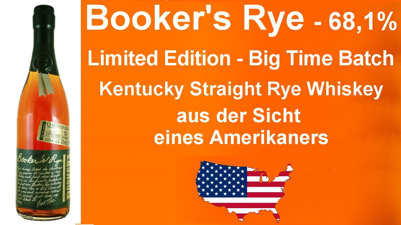 #300 - Booker's Rye - 2017 Limited Edition - Big Time Batch Rye Whiskey ...