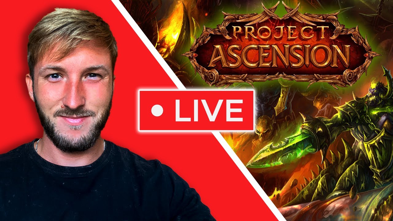 🔴LIVE - NEED MORE GEAR! - PVP - PROJECT ASCENSION! - YouTube