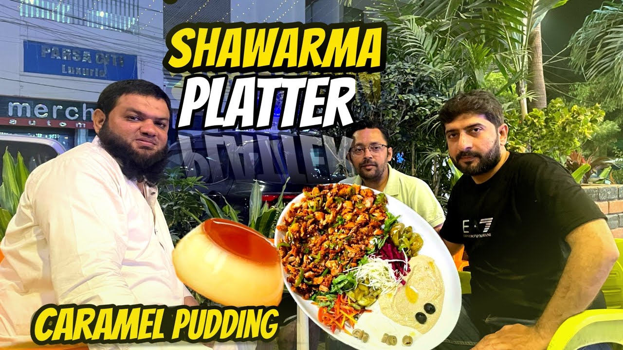 Ridan House Of Mandi 🍝 | Shawarma Platter & caramel pudding | arabic ...
