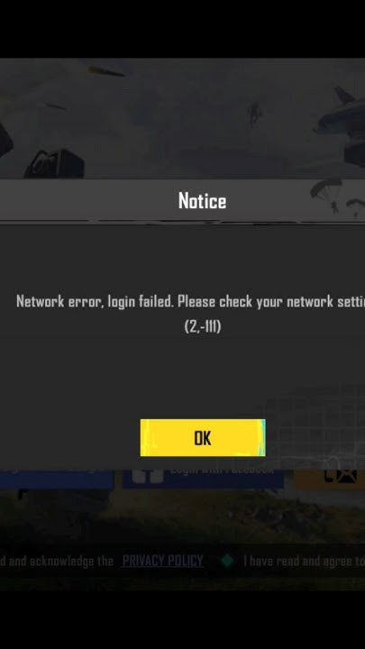Network error login failed please check your network settings pubg mobile | pubg network problem ...