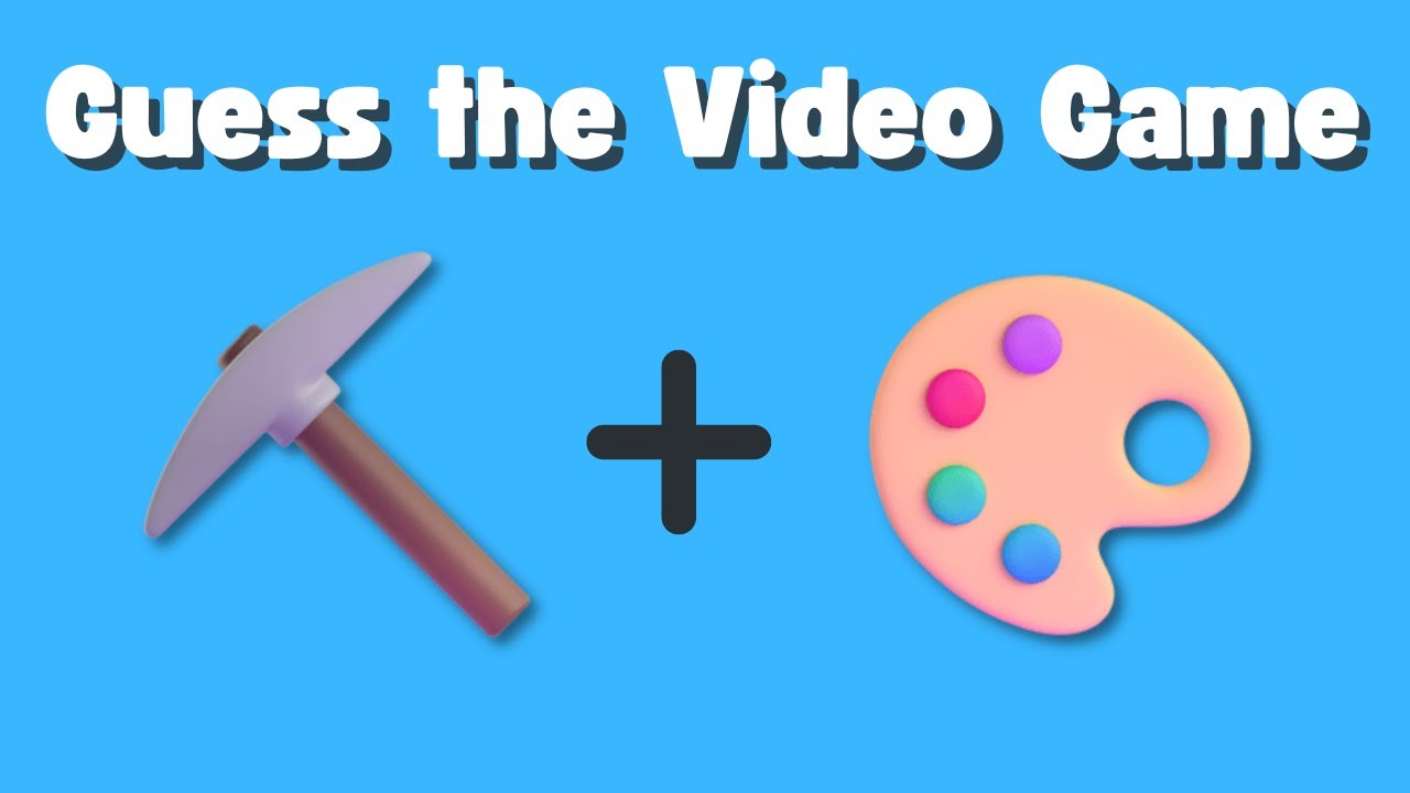 GUESS THE VIDEO GAME EMOJI GAMES AND EMOJI QUIZ CHALLENGES - YouTube