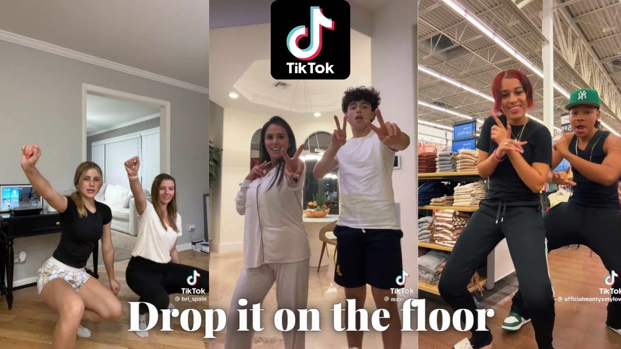 Drop it on the floor | Tiktok Dance Trend - YouTube
