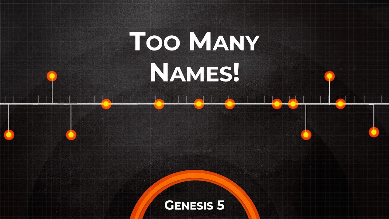 Too Many Names! - Genesis 5 - August 25, 2021 - YouTube
