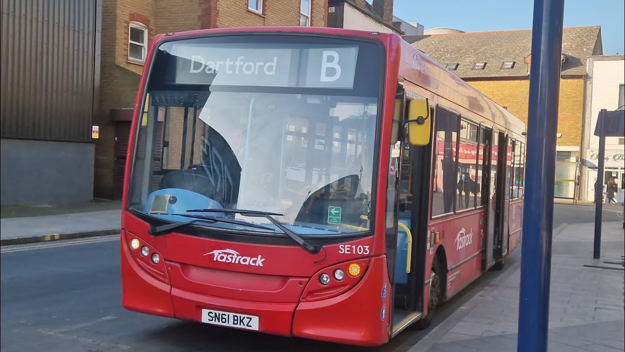 *Limp + Kickdown* | Go-Ahead Fastrack SE103 SN61BKZ Bus Route B | ADL ...
