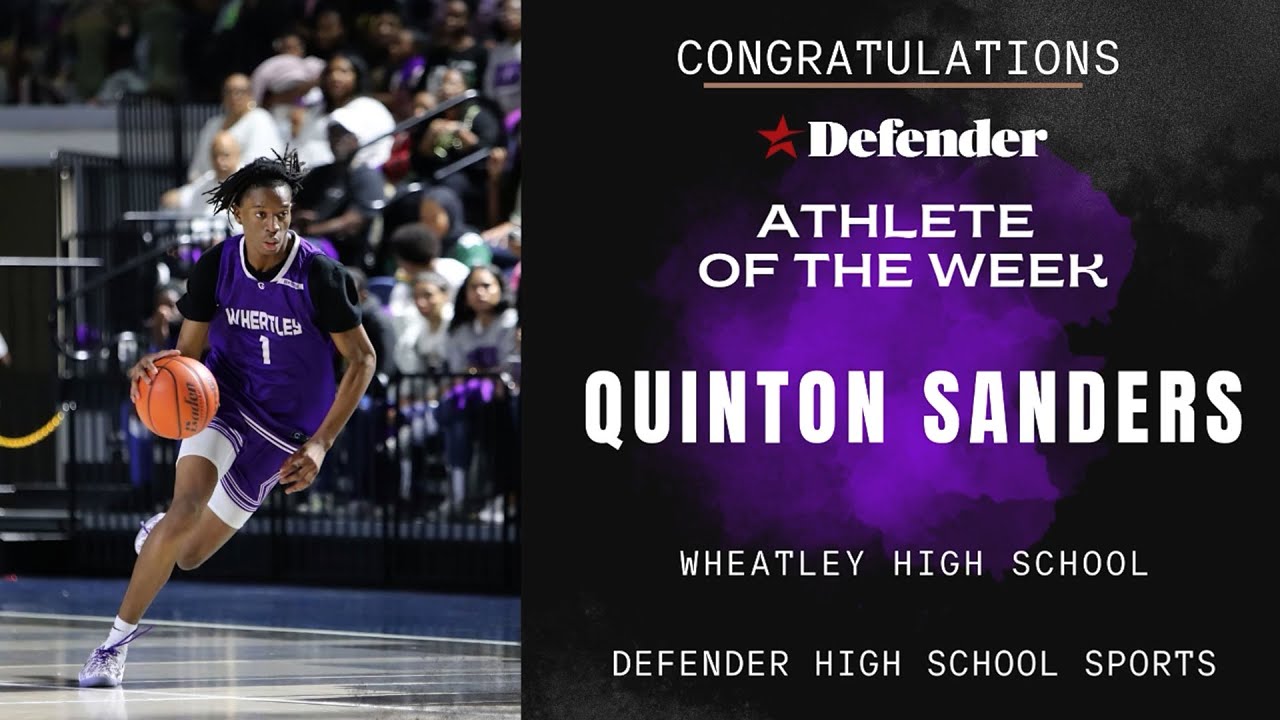 Athlete of the Week - Quinton Sanders - YouTube