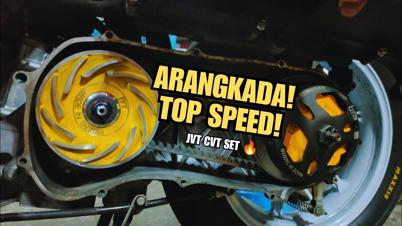 ARANGKADA AND TOP SPEED TEST | JVT CVT SET | AEROX 155 - YouTube