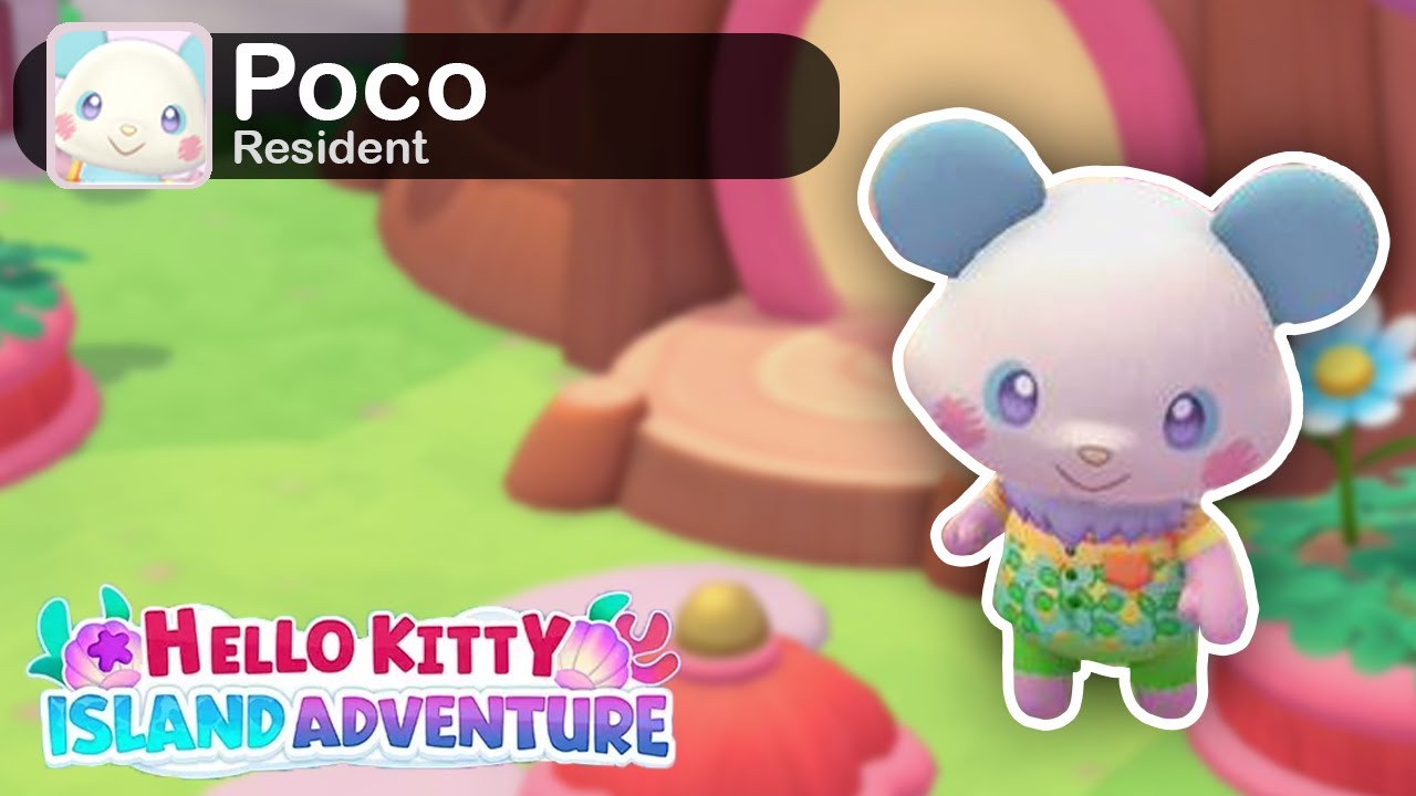 How to get Poco in Hello Kitty Island Adventure - YouTube