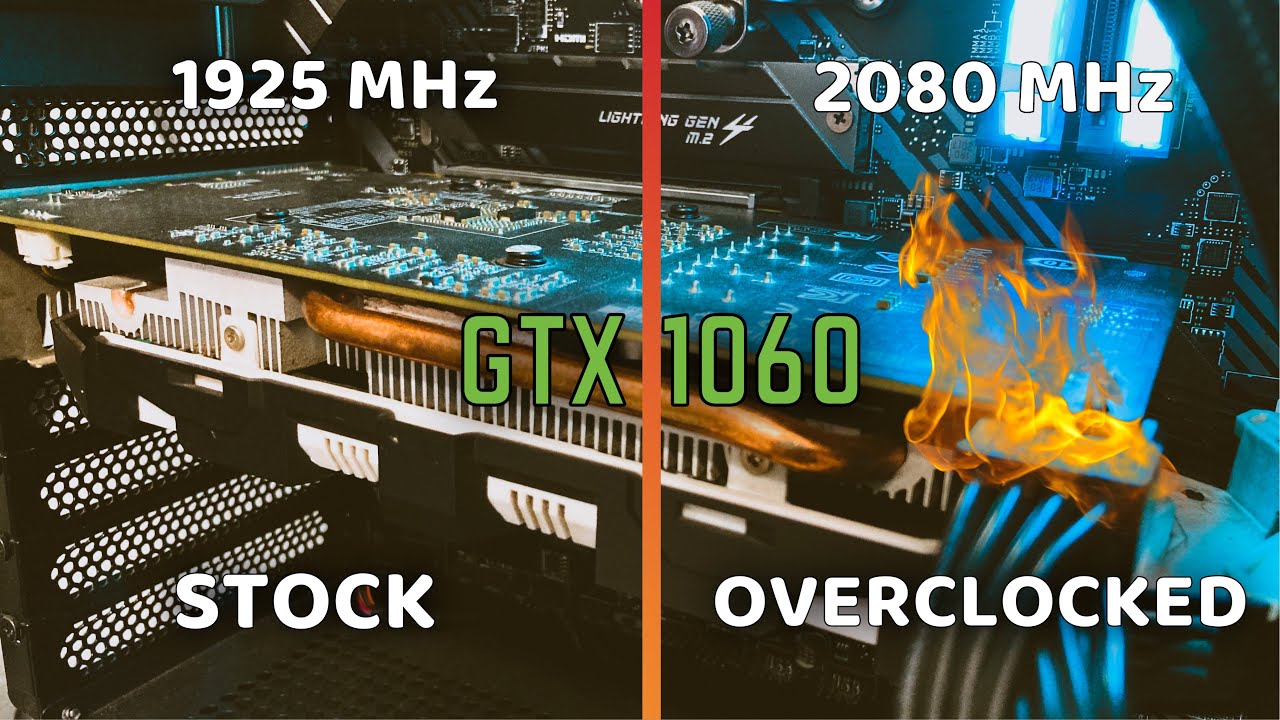 GTX 1060 6GB Stock vs Overclocked | 4 Games Benchmark | 2021 - YouTube