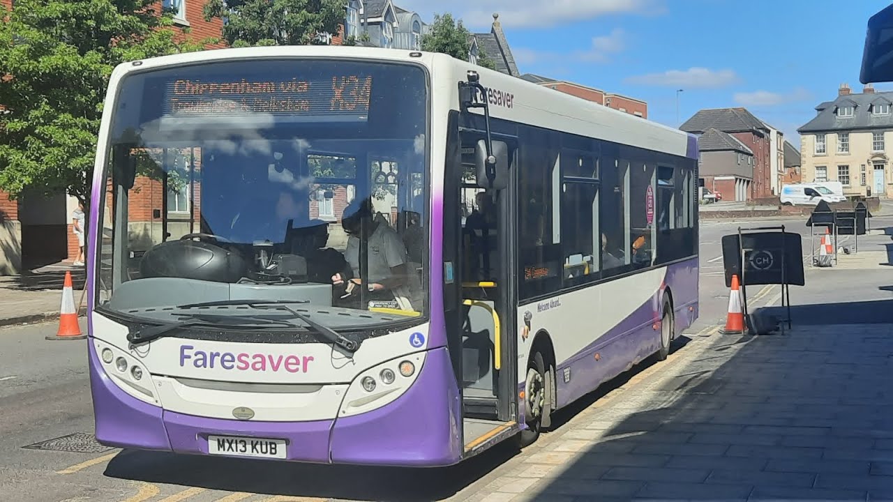 Faresaver ADL Enviro200 MX13KUB Route X34 Frome to Trowbridge - YouTube