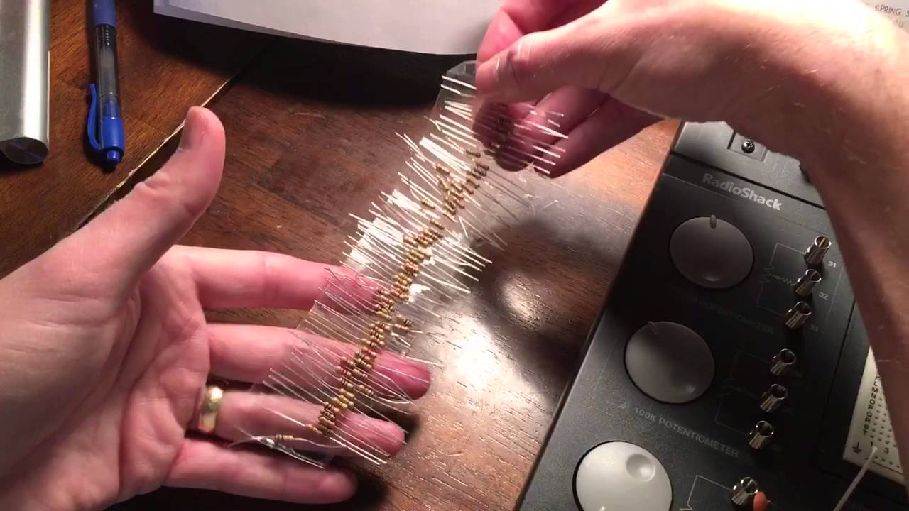 Best way to organize electronic resistors How to - YouTube