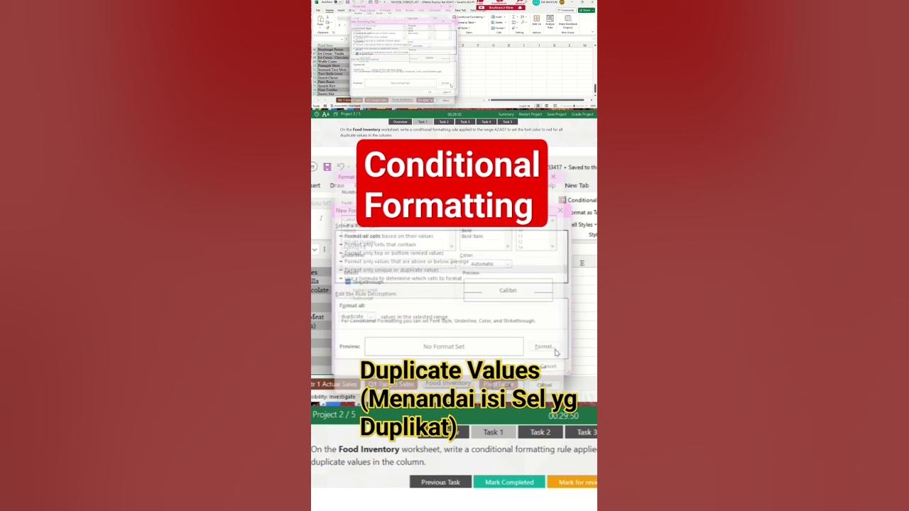 Conditional Formatting Duplicate Values Excel Shorts Conditionalformatting Microsoftoffice