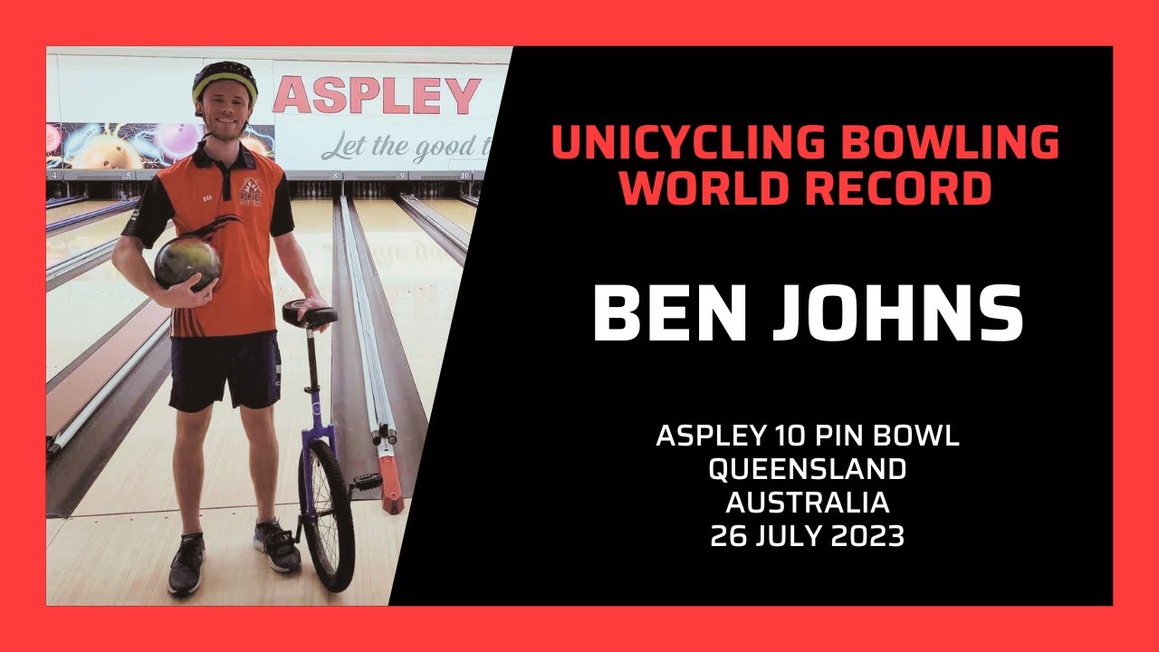 Unicycling Bowling World Record: Ben Johns Shatters Guinness Record ...
