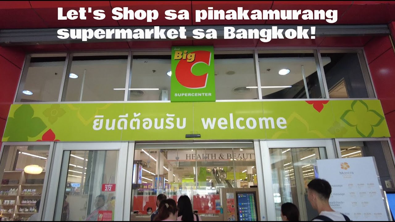 Quick Shopping sa Big C + our last day in Bangkok, Thailand! - YouTube