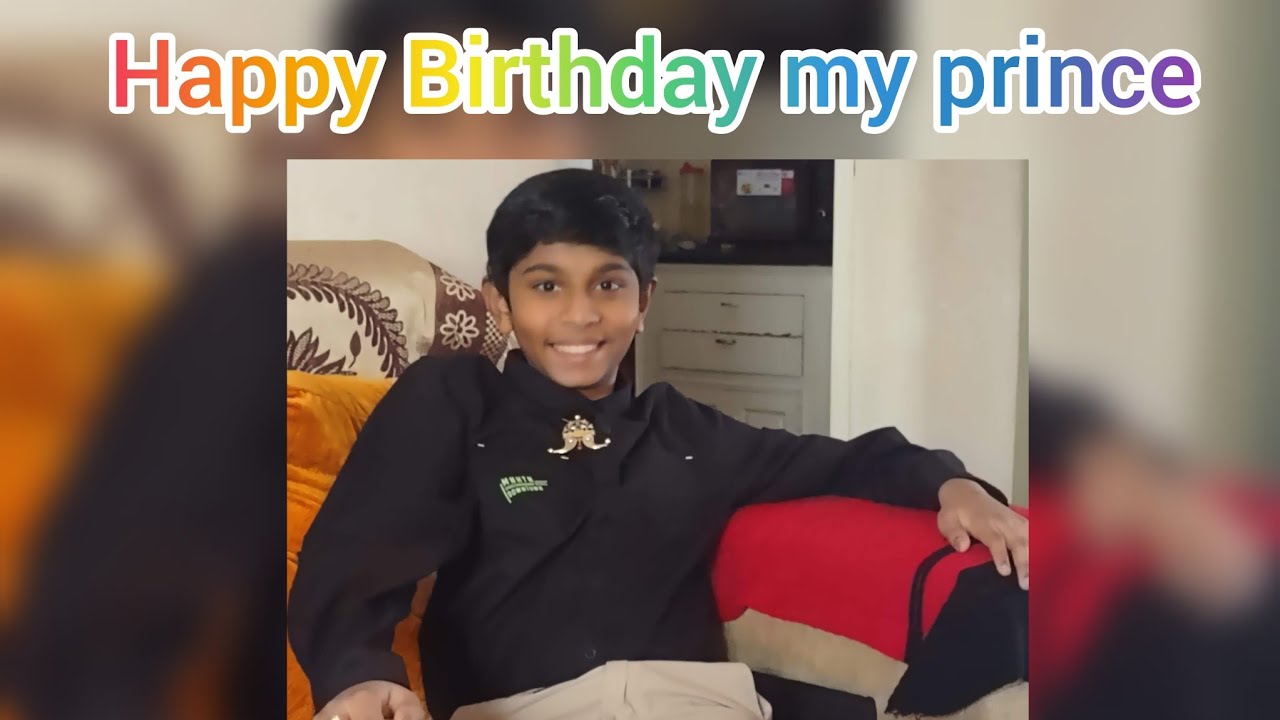my son's very simple birthday with little disappointment. - YouTube
