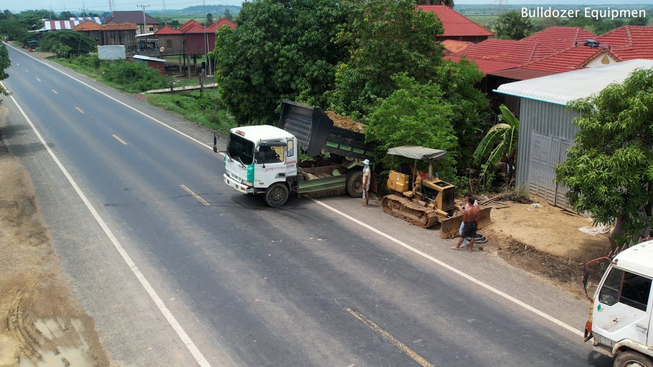 New Project to fill the land to meet the national Road with a size of 6 ...