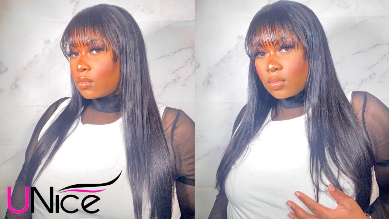 MUST HAVE U-PART WIG IN 2021| HOW TO: FRINGE BANGS ft. UNICE HAIR| KILO ...