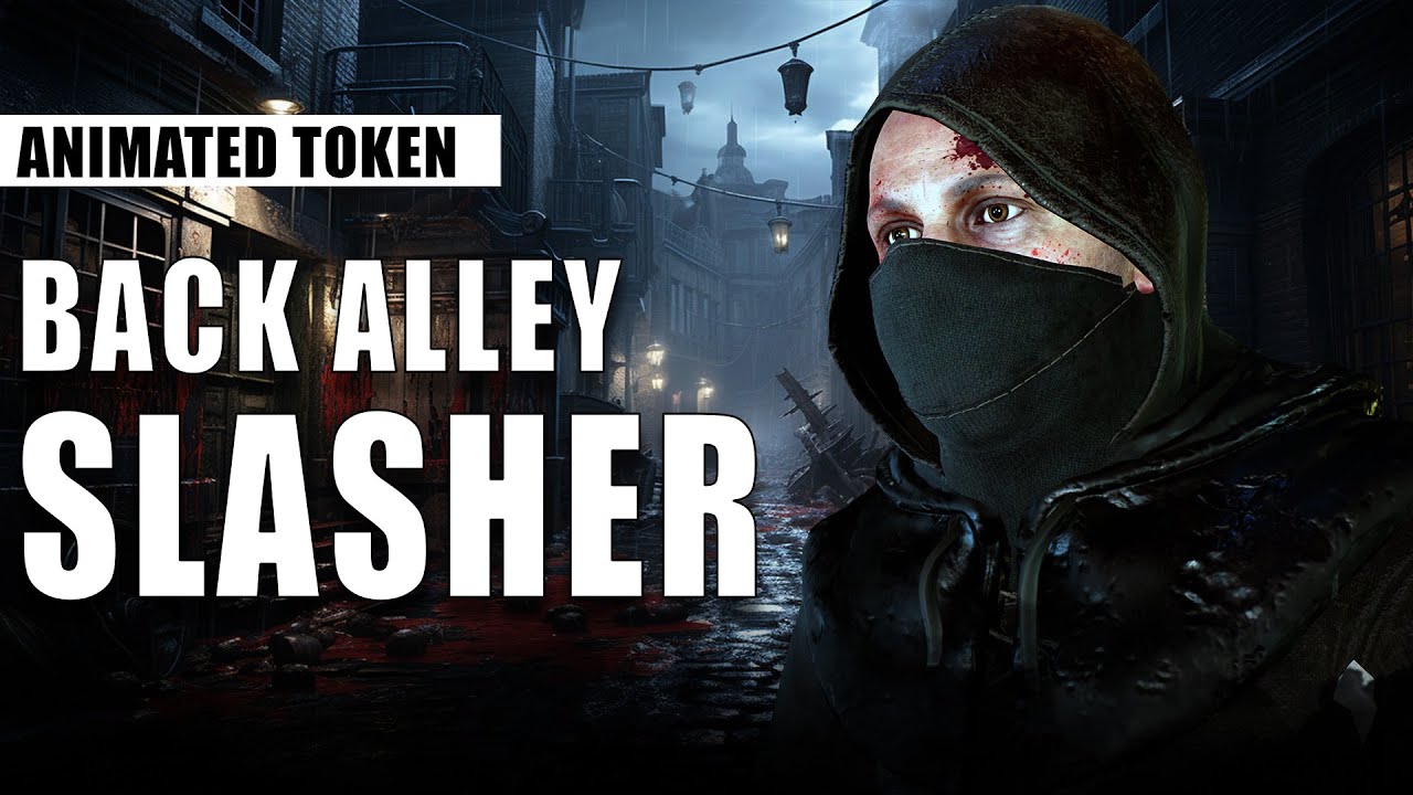 Back Alley Slasher | Beneos DnD tabletop RPG Creature Token - YouTube