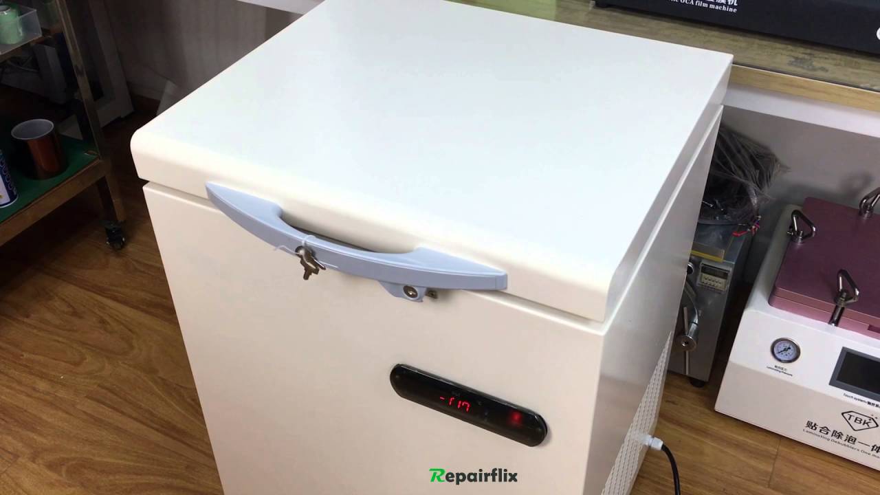 Freezer lcd separator machine For Cell Phone Screen Separating - YouTube
