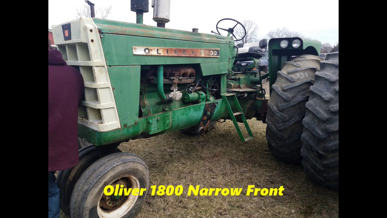 Oliver Tractor Collection Auction - YouTube