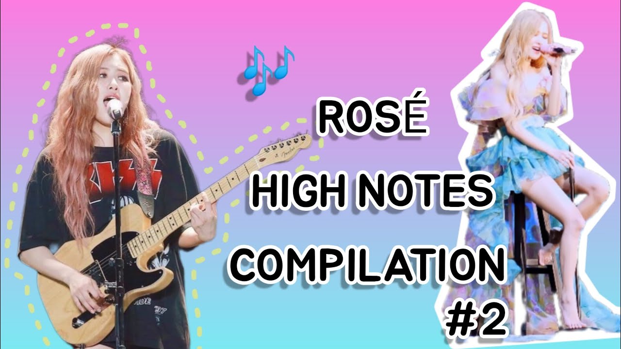 rosé singing compilation part 2 - YouTube