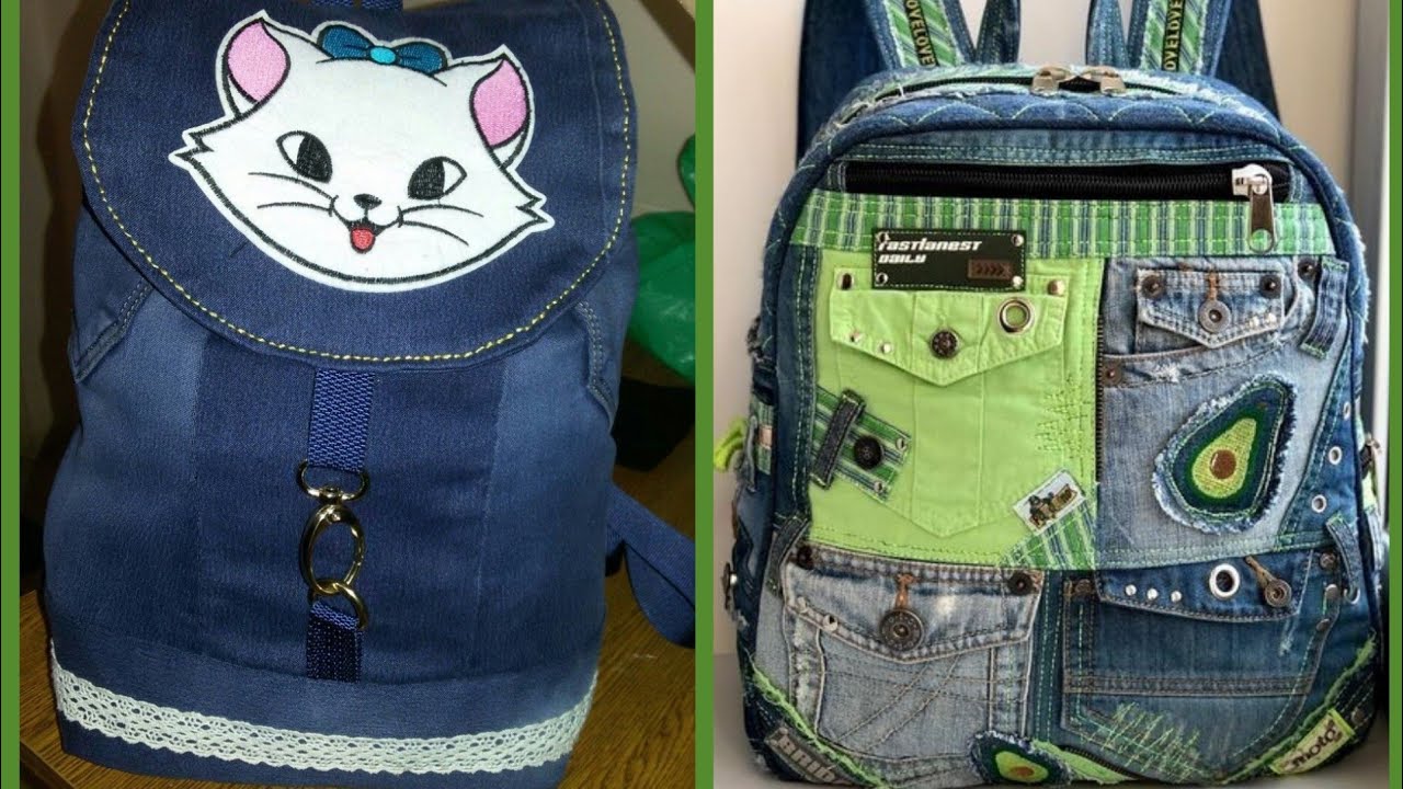 supper best collection handmade school bags with a special ideas - YouTube
