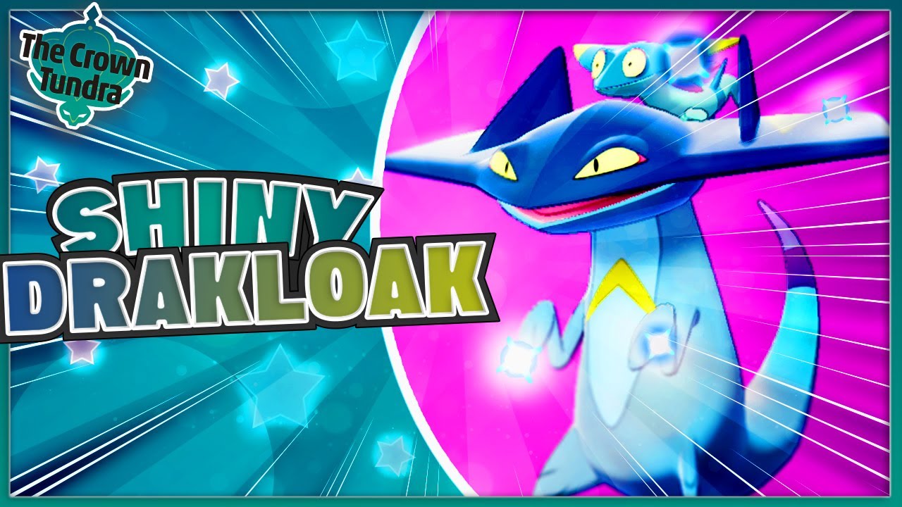SHINY DRAKLOAK, MAX RAID ADVENTURE (LIVE REACTION) - POKEMON SWSH CROWN ...