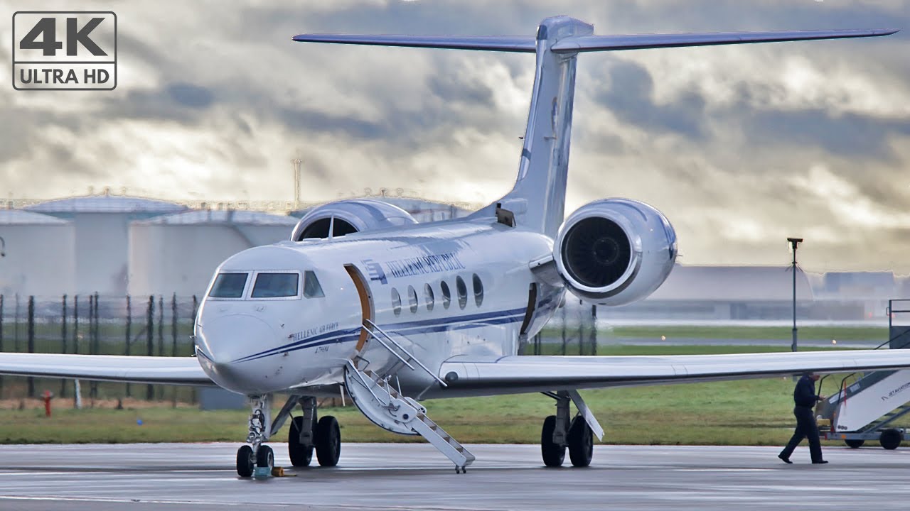 Rare visitor! Hellenic Air Force Gulfstream 5 | 'HAF352C' | Amsterdam ...