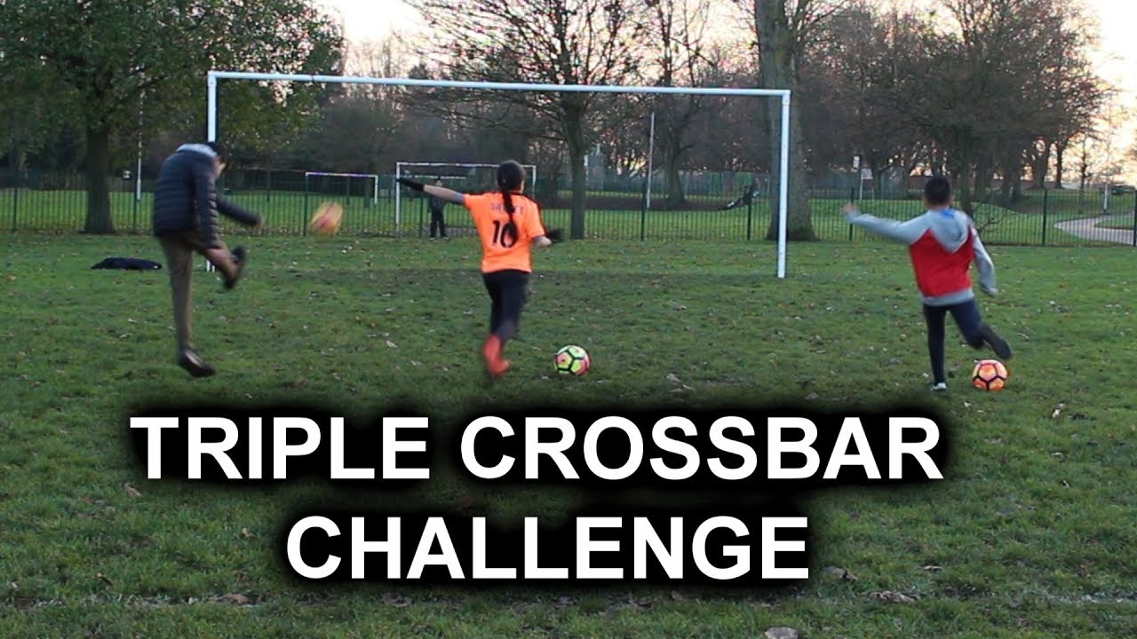 Triple Crossbar Challenge - Ultimate Hit The Bar Football Challenge ...