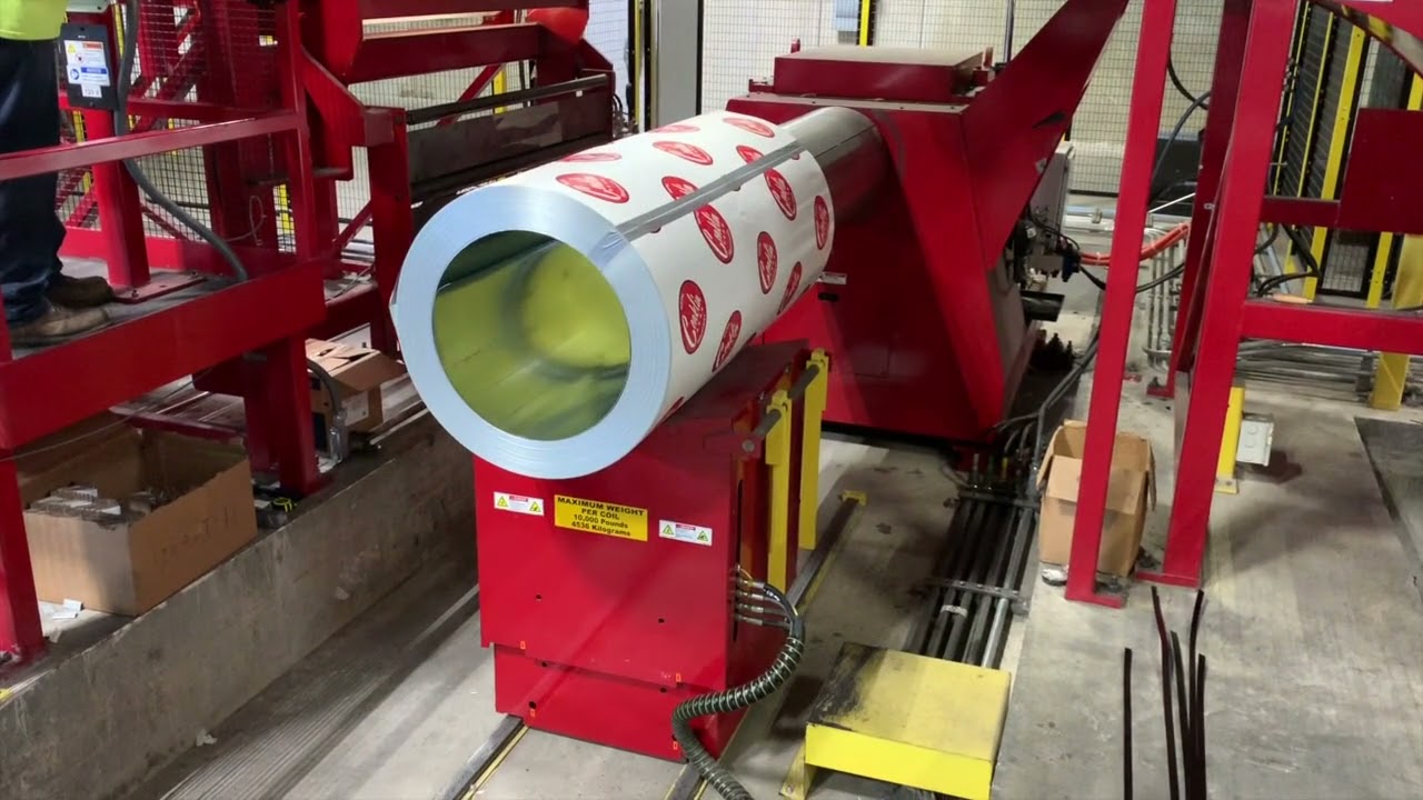 Red Bud Recoiler for Small Coils from a Large one - YouTube
