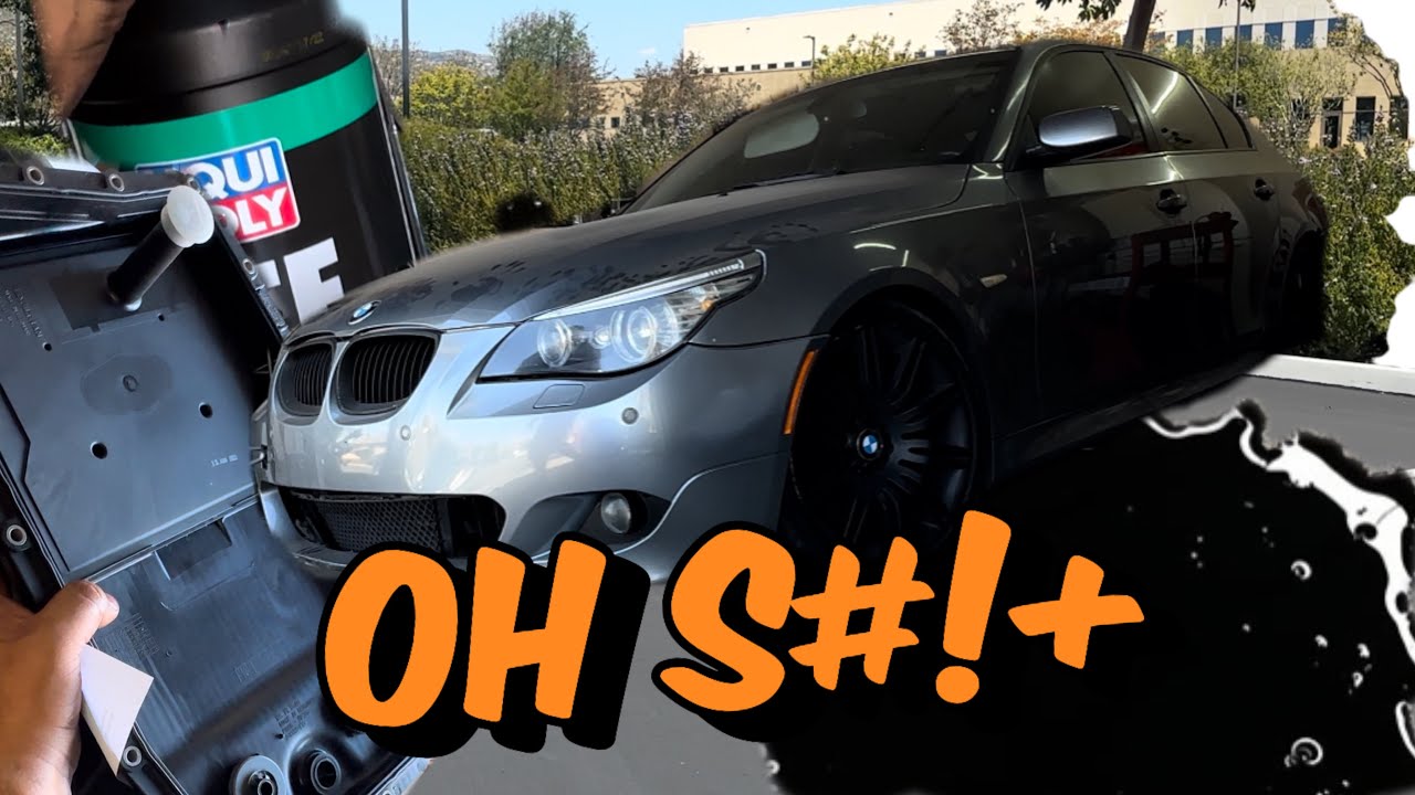 Disaster on the Highway! Cracked Transmission Pan FIX on My BMW E60! 🔥🚗 ...