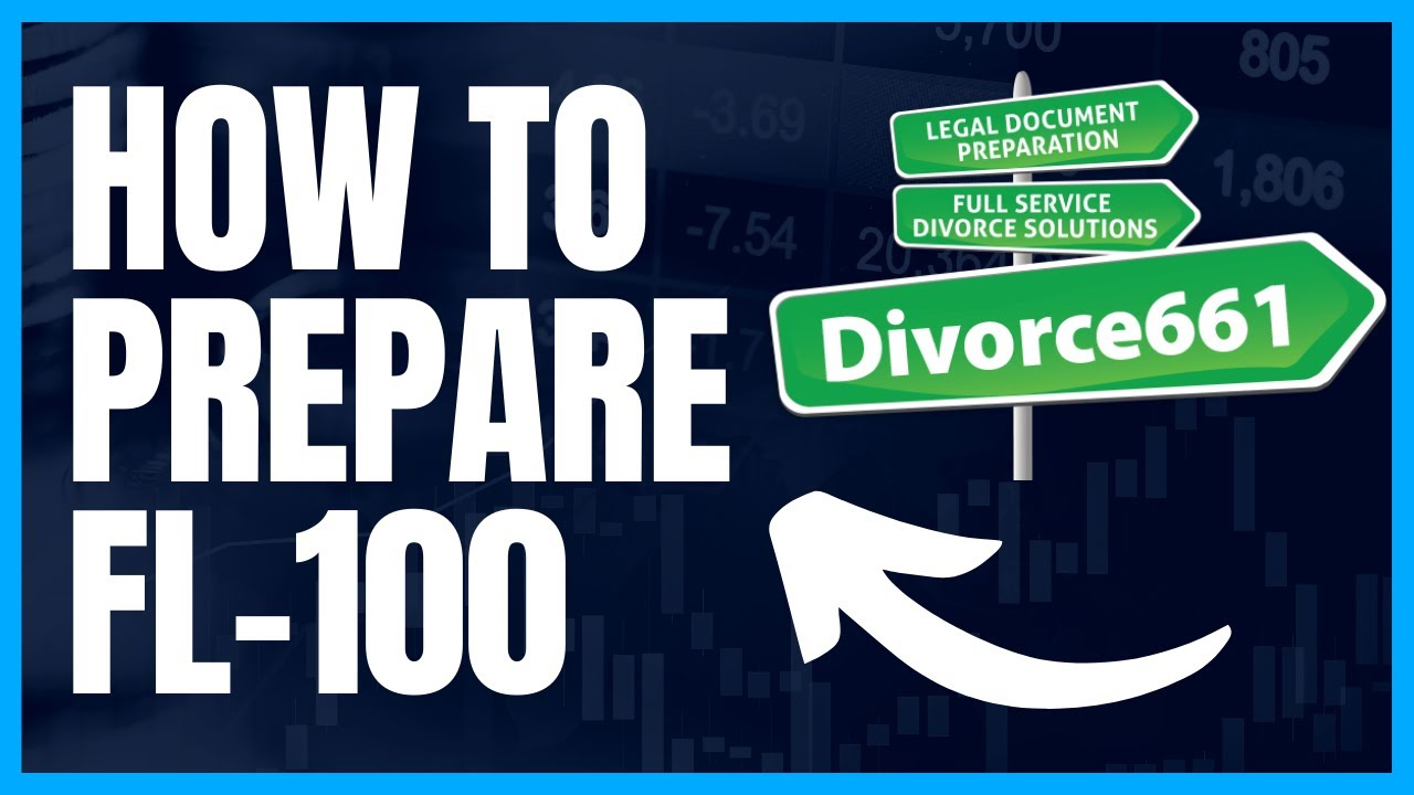 How To Complete Divorce Petition FL-100 (2024 Forms) - YouTube