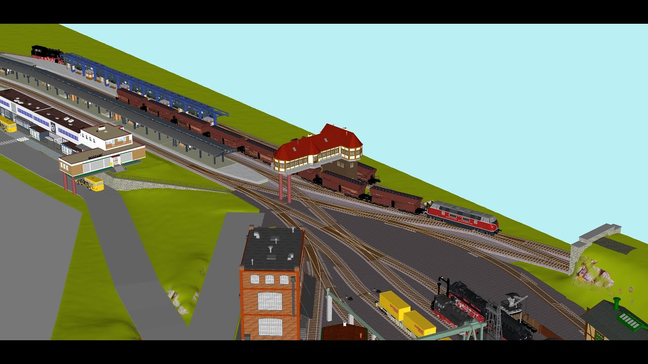 Gleisplan Spur H0 490 * 250 Märklin K-Gleis + WW Innenbogen-EKW ...