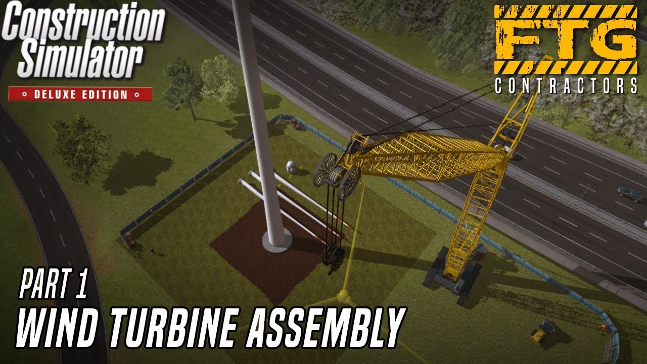 WIND TURBINE ASSEMBLY w/ DUAL JOYSTICKS and WHEEL | CONSTRUCTION ...