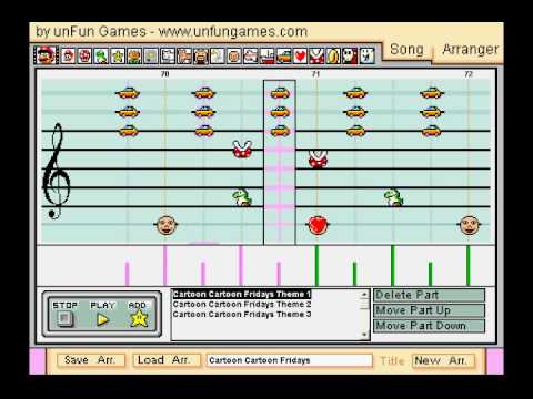 Cartoon Cartoon Fridays Theme in Mario Paint Composer v2