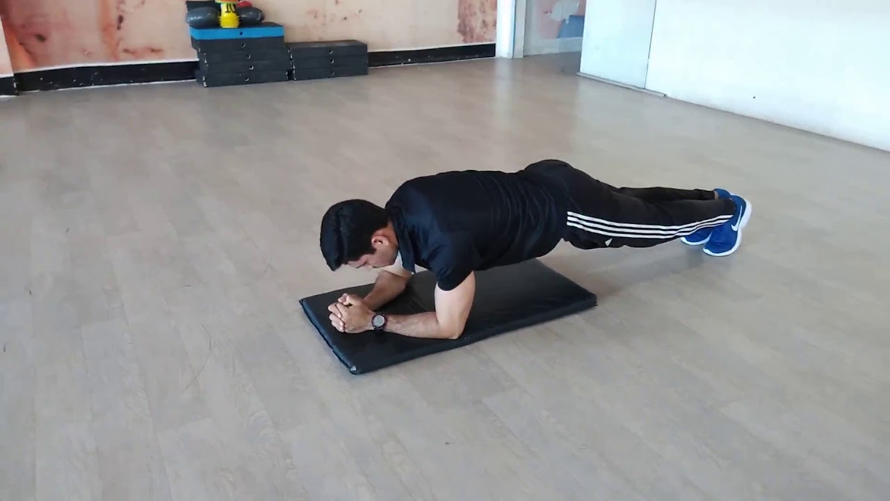 Abdominal prancha (ventral) - YouTube