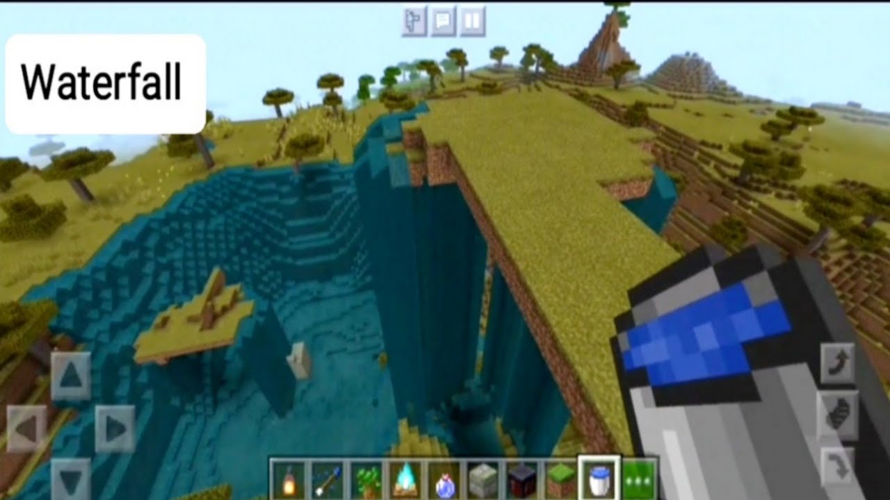 Built WaterFall in Minecraft Timelapse - YouTube